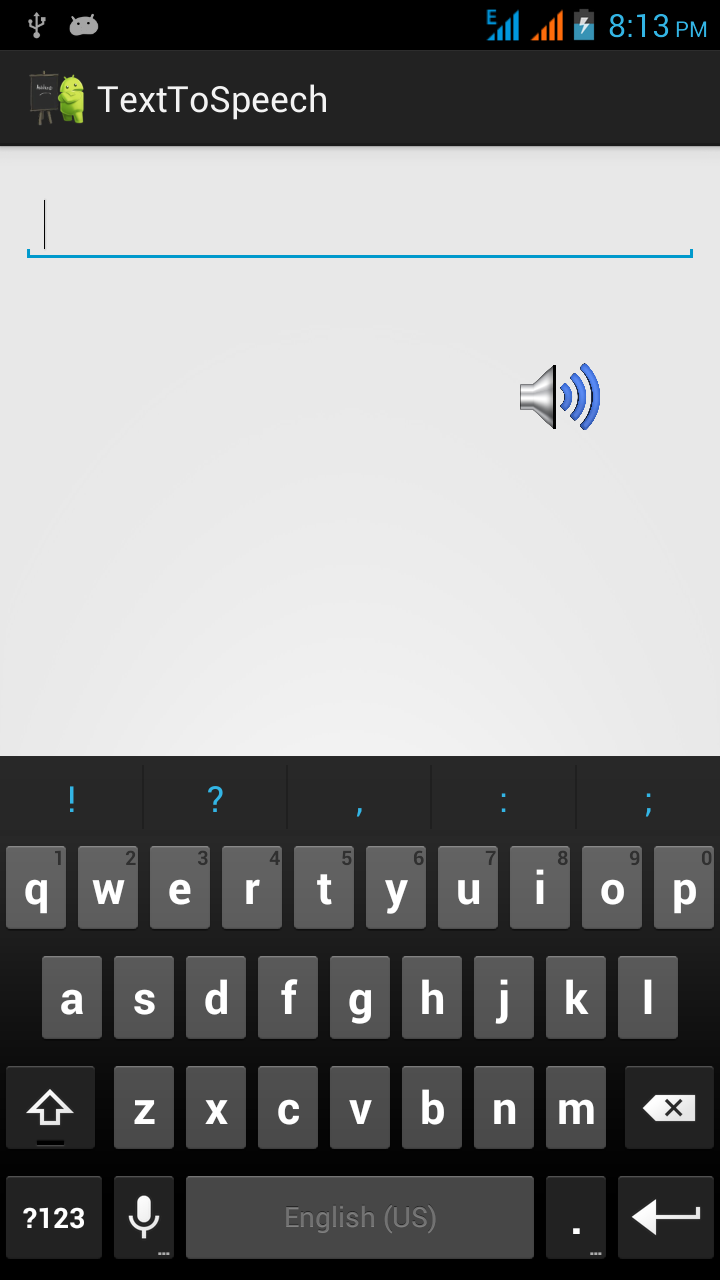 Android Development And Discussion Texttospeech Example