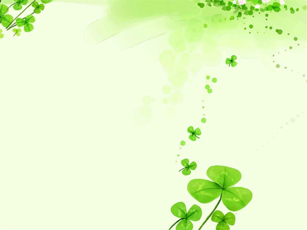 Clover PPT background