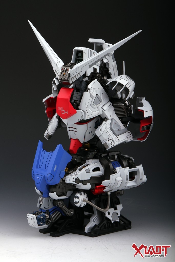Custom Build: 1/20 Gundam GP04 Gerbera Head Display + LED "Detailed"