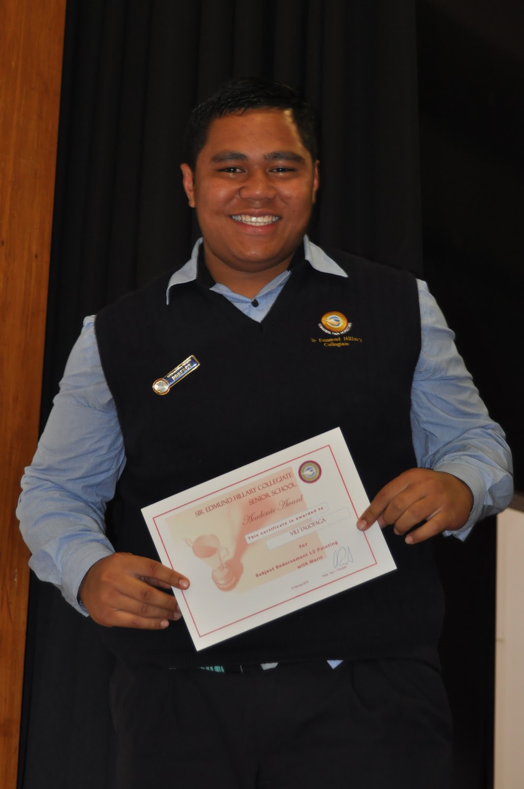 Sir Edmund Hillary Collegiate, Otara: February 2012