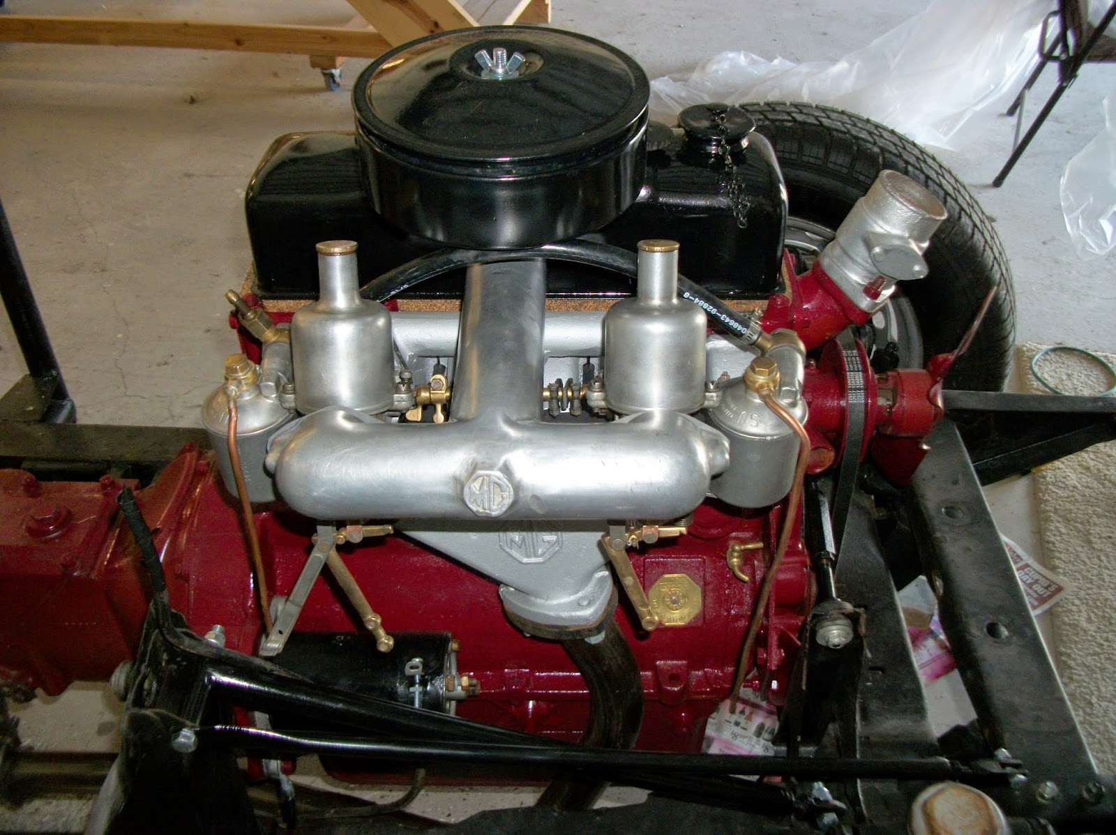 1952 MG TD: Engine