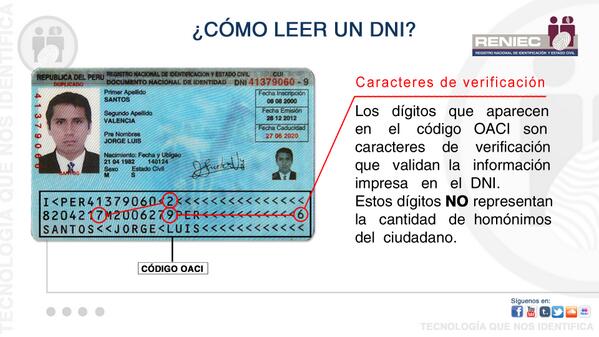 ¿Qué significan los números del DNI? - Los tips de mi mama