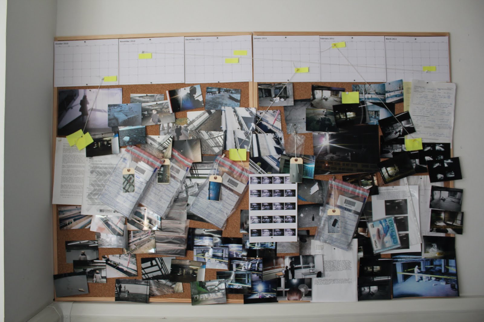 Surveillance: Mosaic Investigation Wall