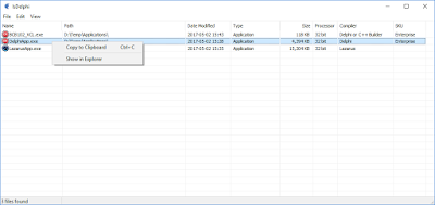 Glooscap Software: Software made with Delphi. How do you know?