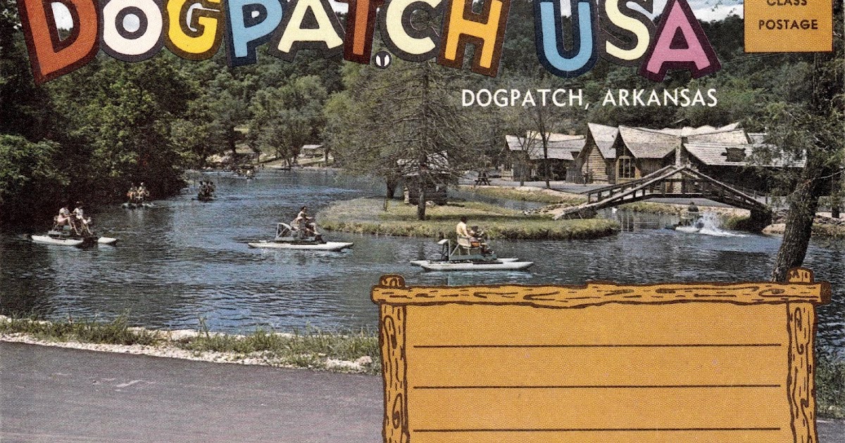 and everything else too: 70's Dogpatch USA Postcard Set