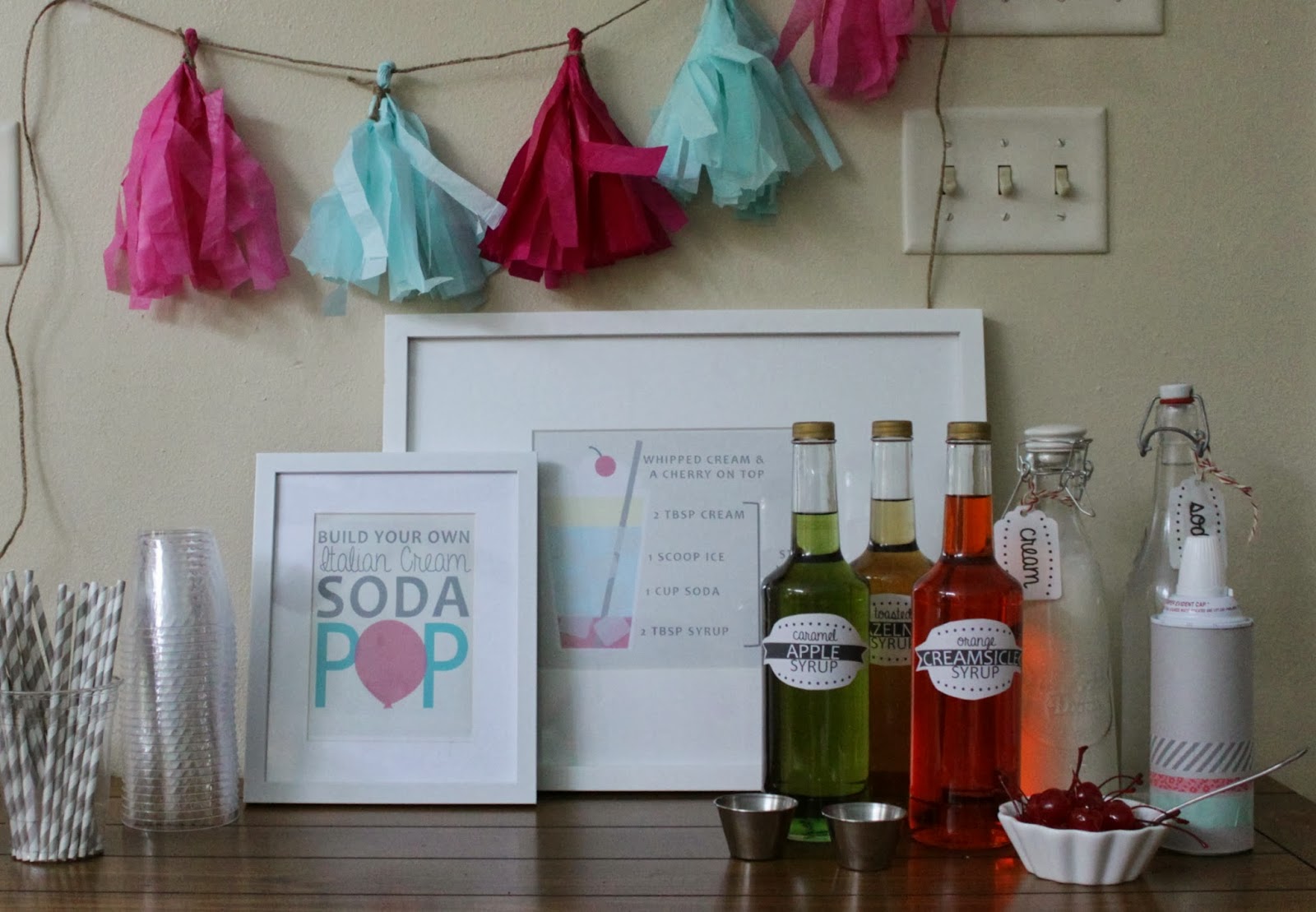 Lindy & Cory: Ready to Pop: A Baby Shower {DIY Soda Pop Bar}