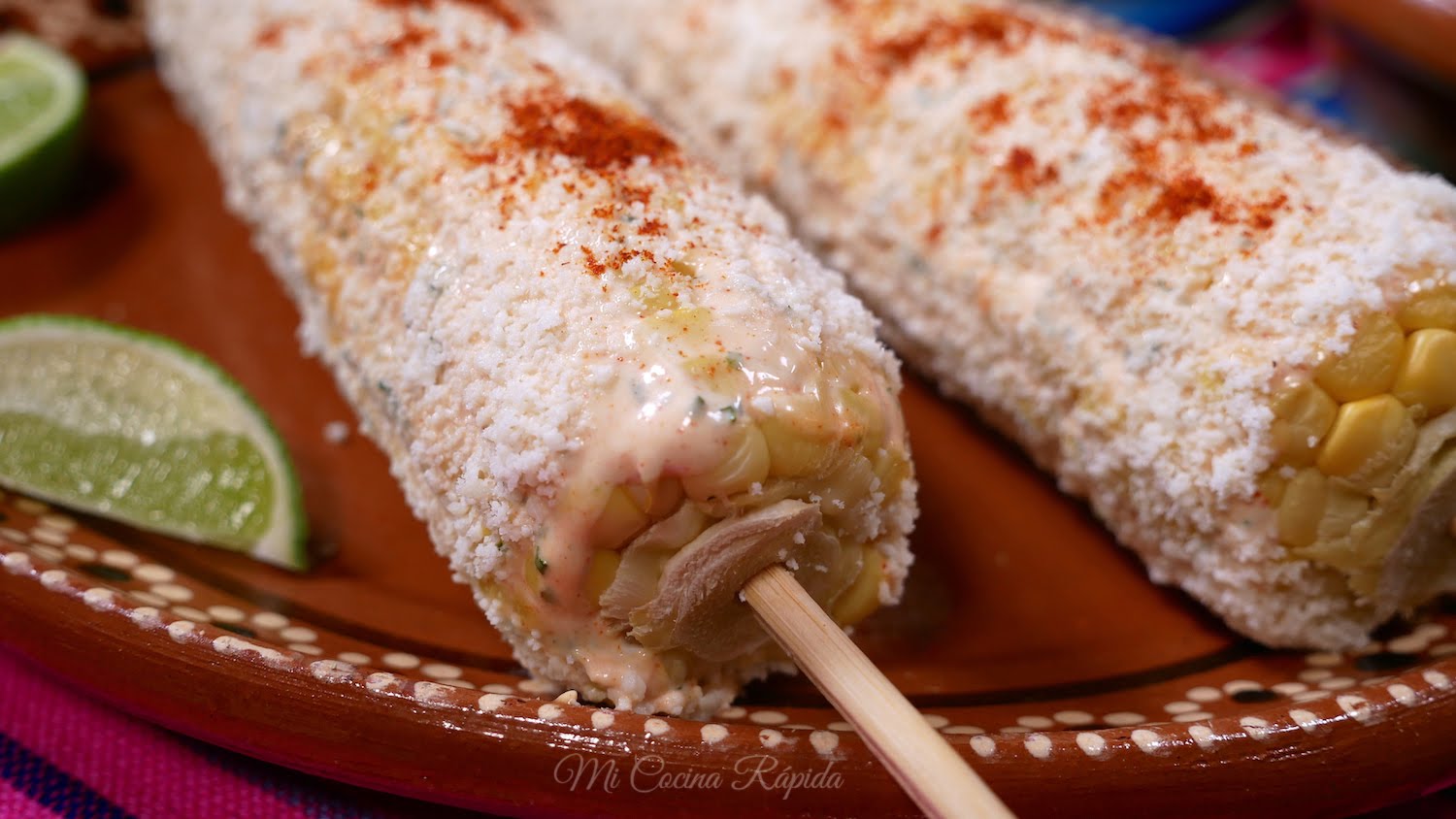 Elotes al Estilo Mexicano - Mi Cocina Rápida