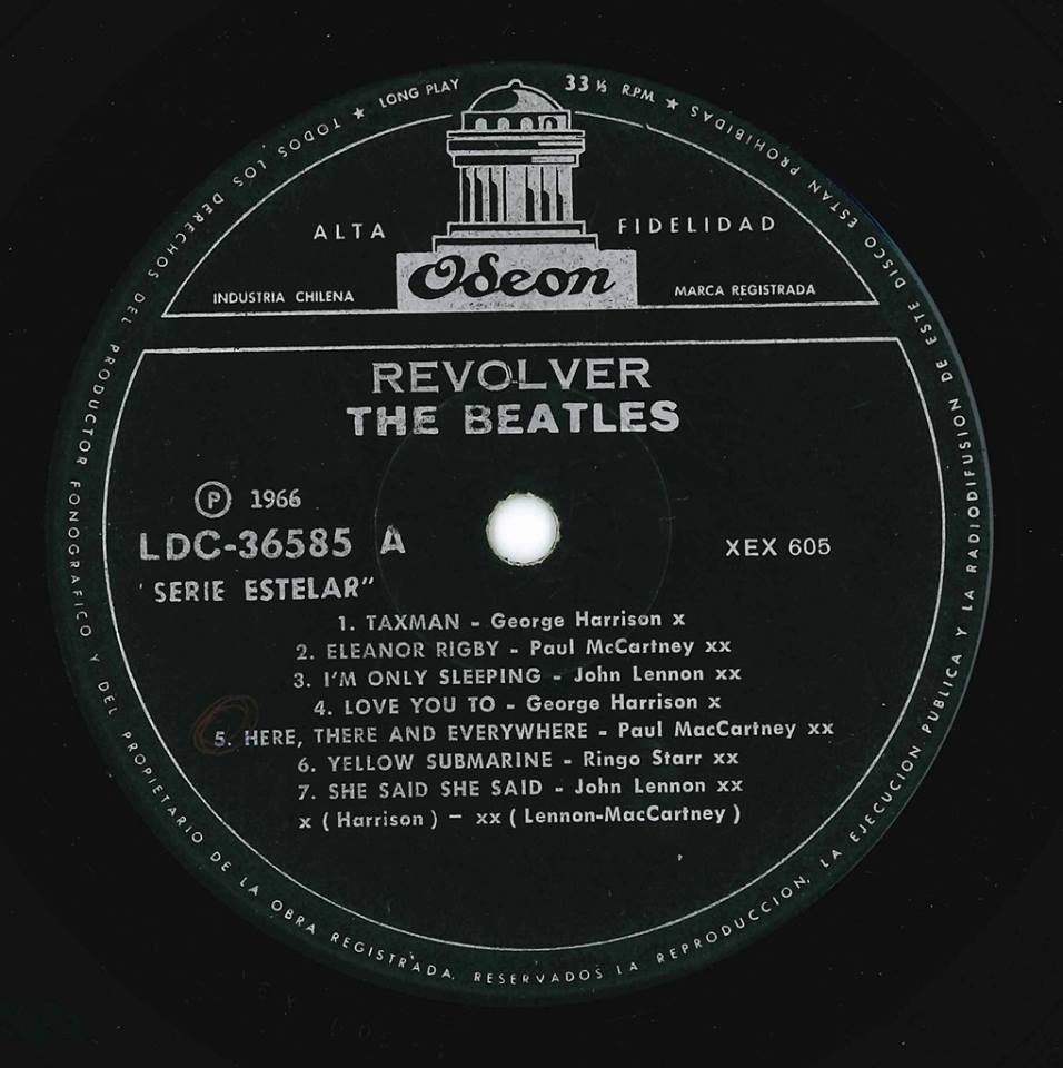 Discoteca Nacional Chile: The Beatles: Revolver. LDC-36585. Odeón. 1966 ...
