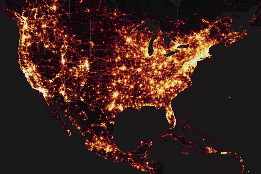 Infographics, Maps, Music and More: Strava Heat Map