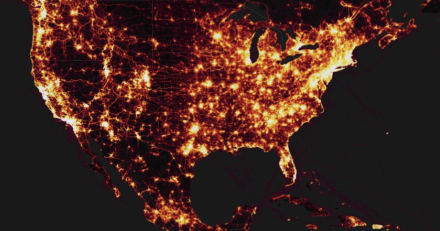 Infographics, Maps, Music and More: Strava Heat Map