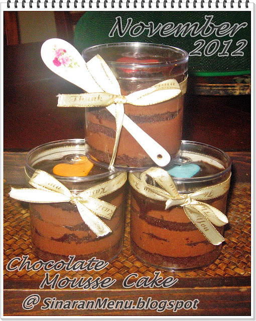 Chocolate Mousse Cake In A Jar