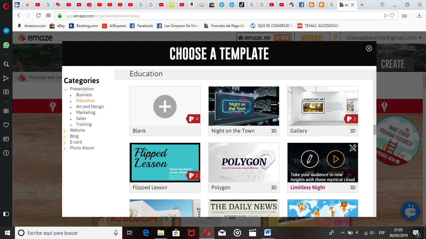 Herramientas que utiliza e-learning para desarrollar su trabajo: EMAZE