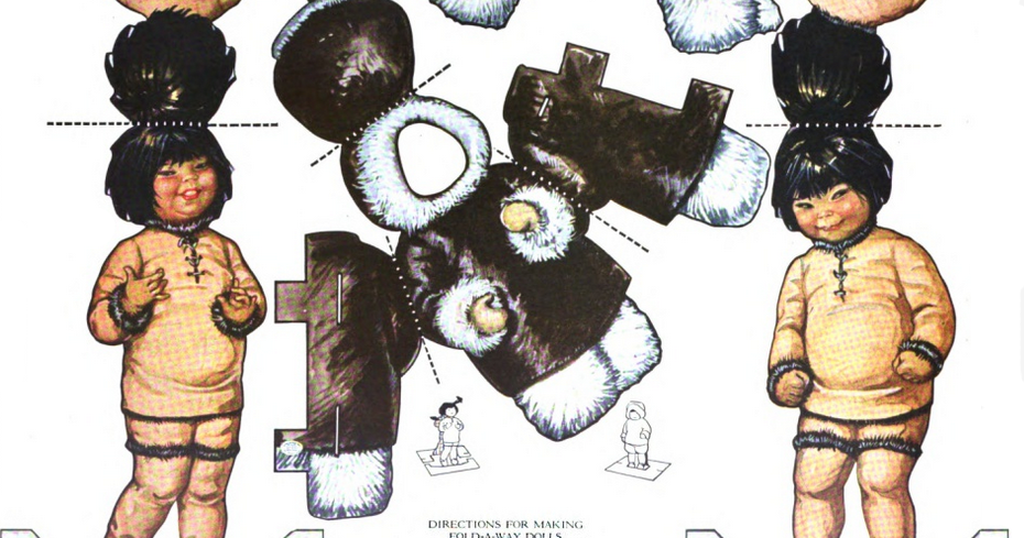 The Eskimo Twins Paper Dolls