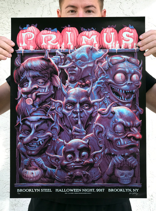 INSIDE THE ROCK POSTER FRAME BLOG: Primus New York Poster By NC Winters ...
