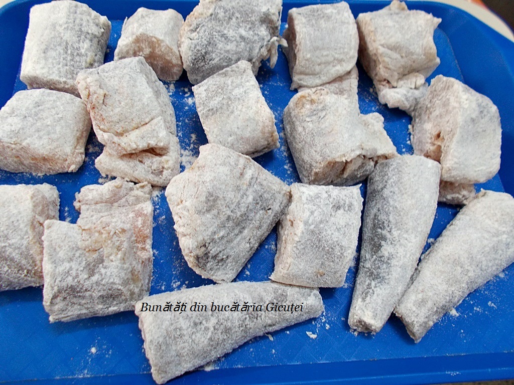 Peste(cod) prajit - Bunătăți din bucătăria Gicuței