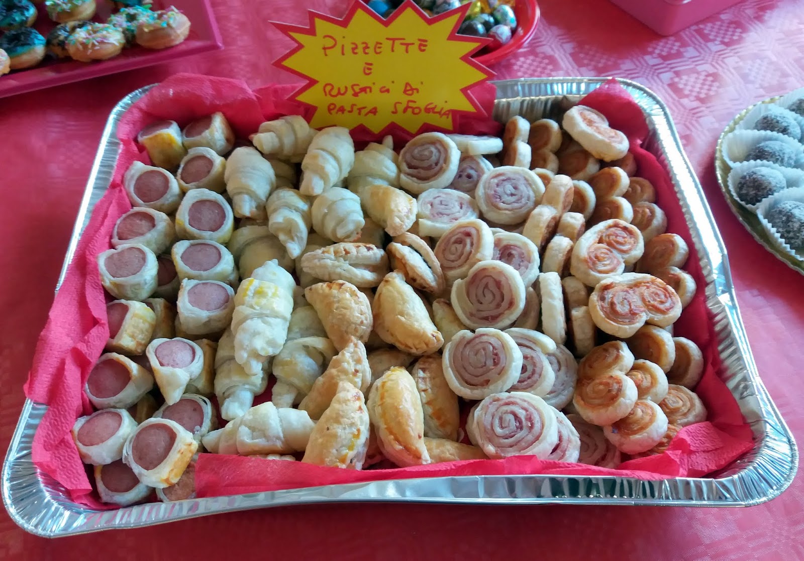 BUFFET DOLCE E SALATO PER IL COMPLEANNO DI PIETRO | ZAMPETTE IN PASTA