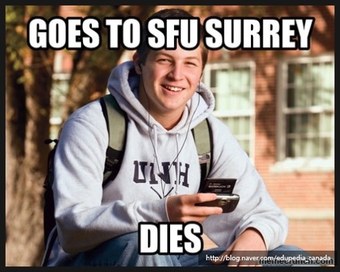 SFU vs UBC meme WAR 디스전