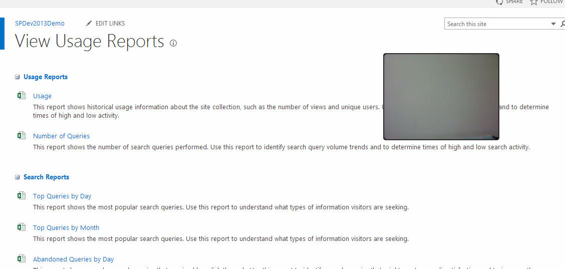 Usama Wahab Khan: SharePoint 2013 Analytics Features how to get Usage ...