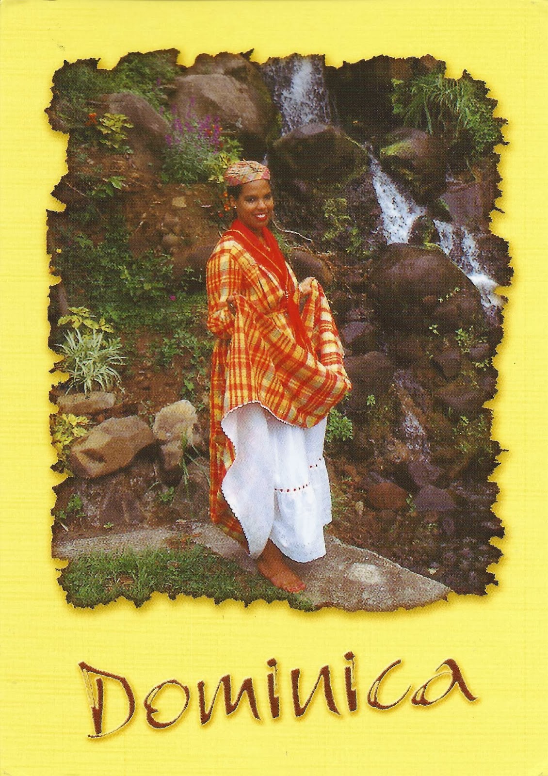 A Journey of Postcards: Carribean traditional dress: miss Wob Dwiyet ...