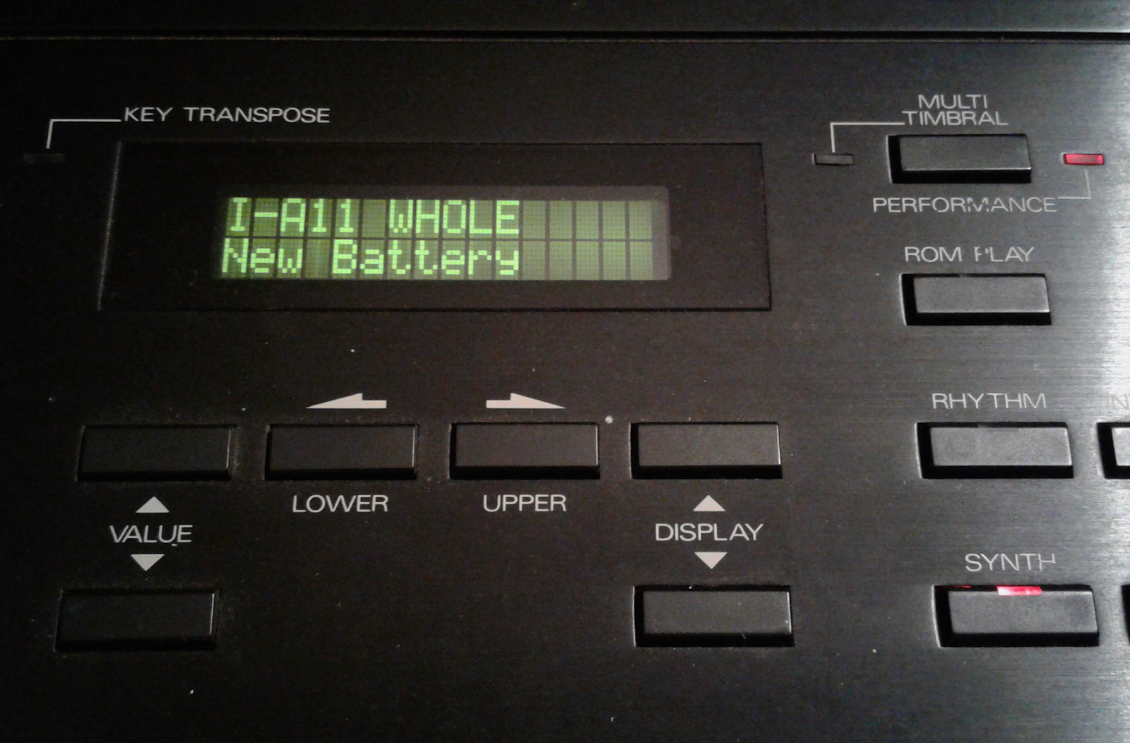 Seaweed Factory: Roland D-10 Battery Replacement