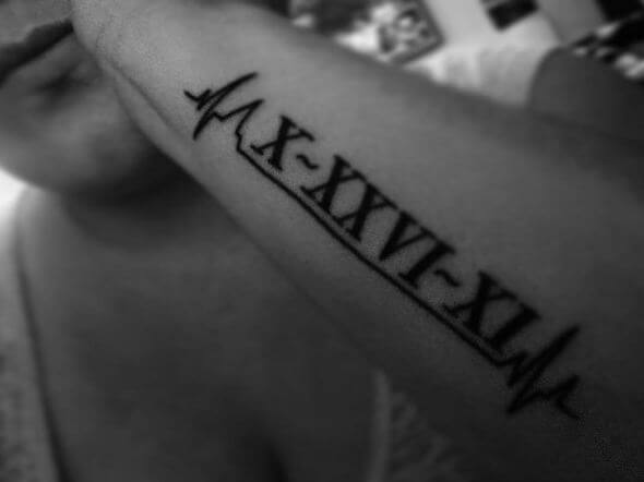 260+ Best Roman Numeral Tattoos (2019) Font Styles & Numbers Designs ...