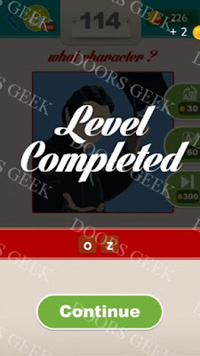 What Character ? Level 114 ~ Doors Geek