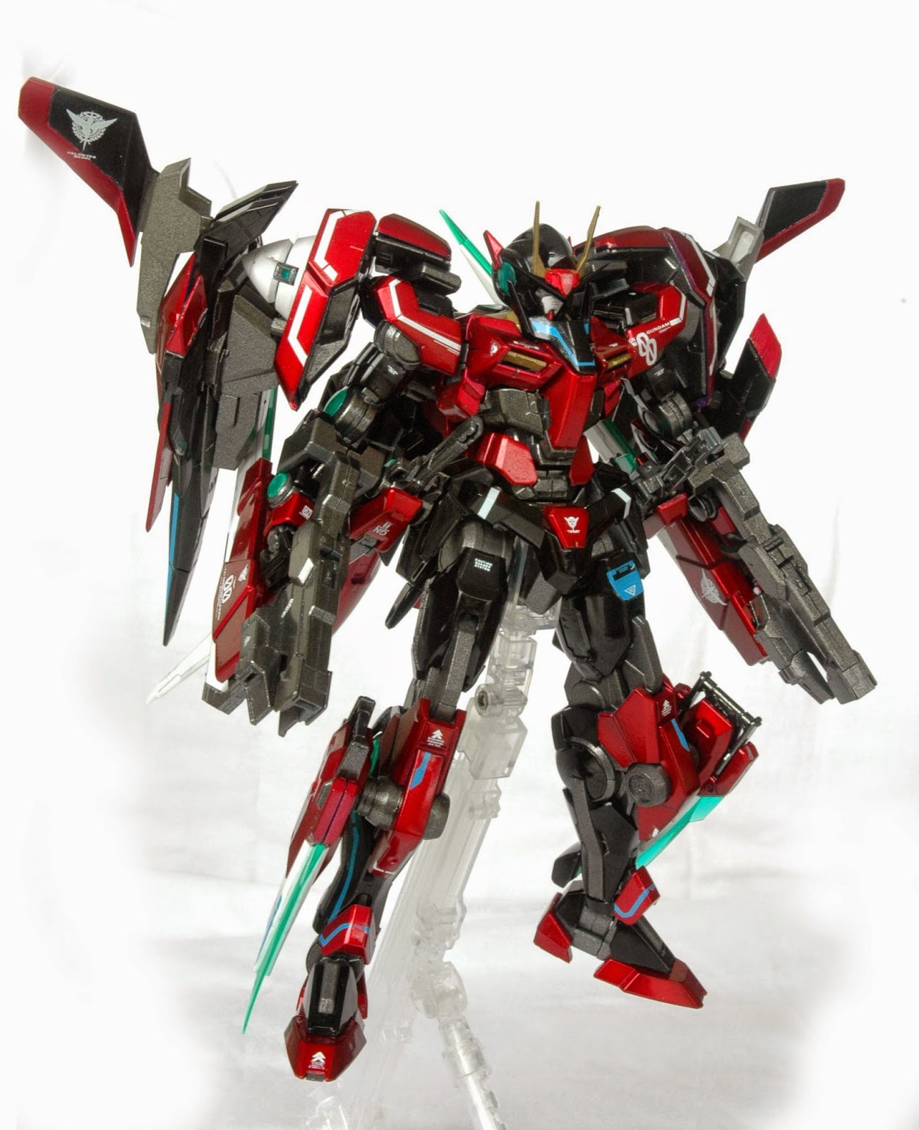 Custom Build: MG 1/100 00 Raiser + Seven Sword "REVENANT Sword Raiser ...