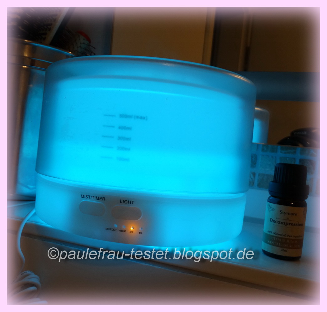 Paulefrau´s Testblog: Aroma Diffusor mit LED-LIcht