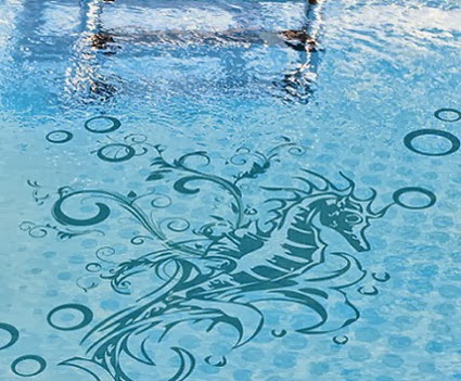 Decals for the bottom of the pool | Garden Park