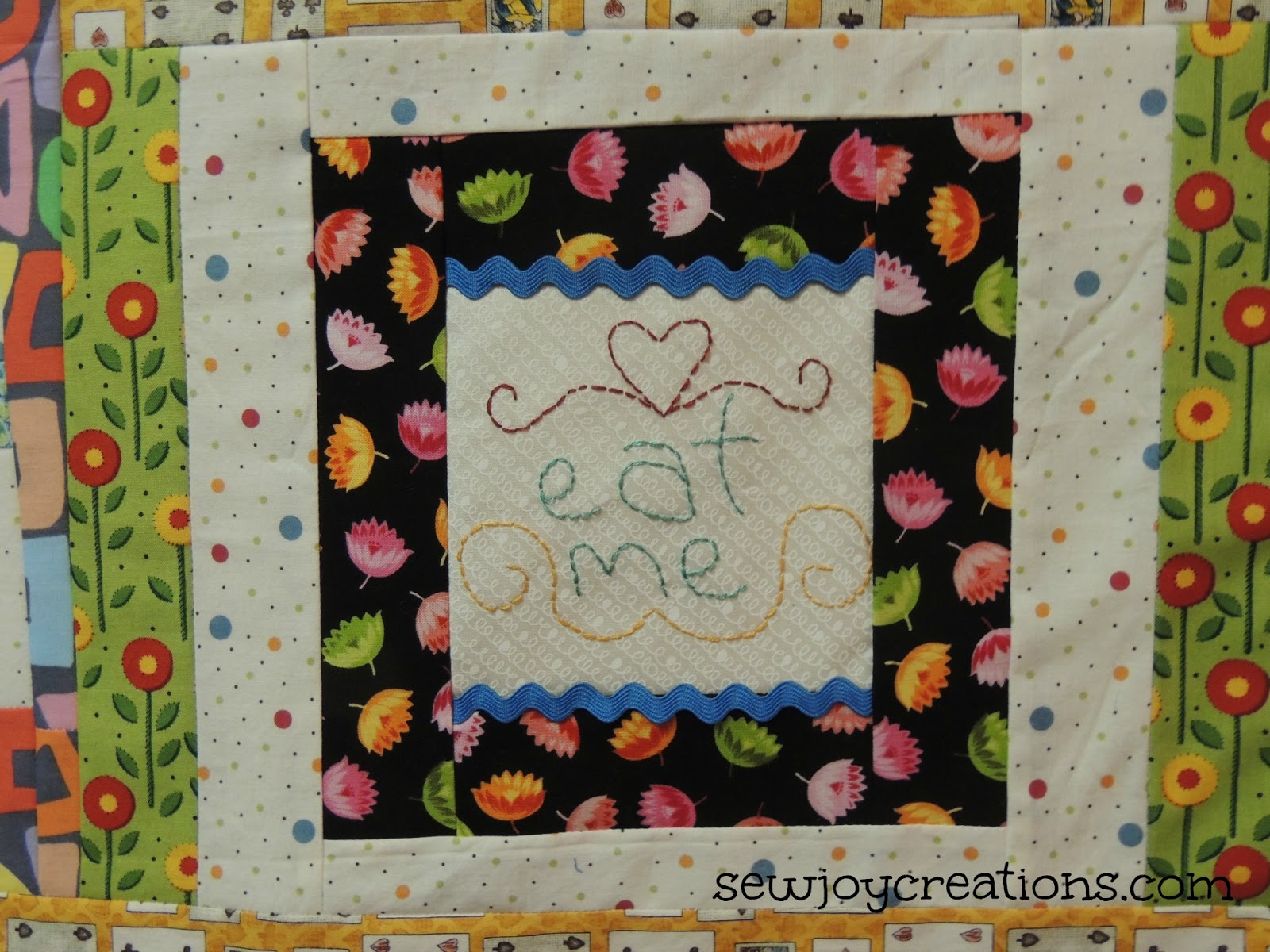 Sew Joy: Madhatter Tea Party Challenge Quilt