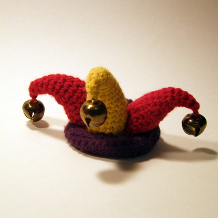 Debbie made...: ... a mini jesters hat