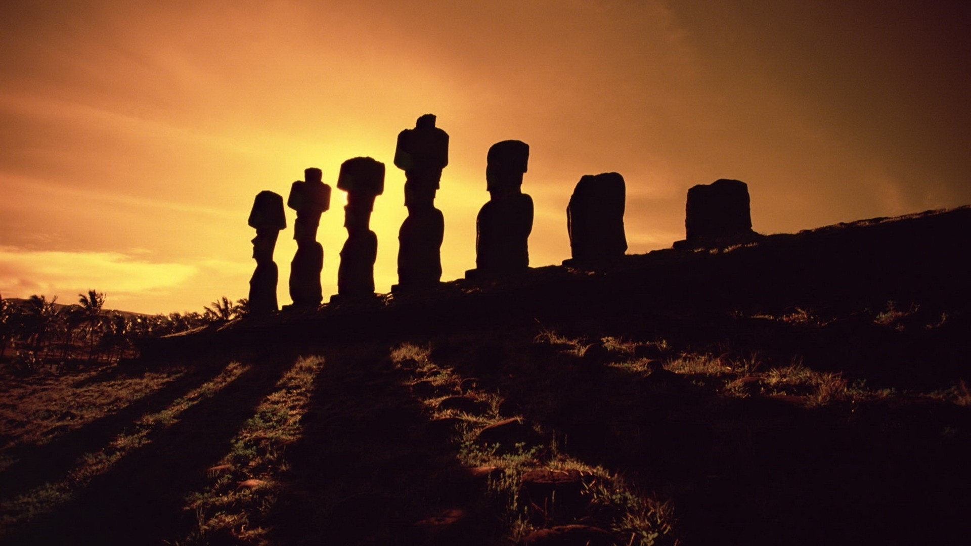 Sunset Easter Island