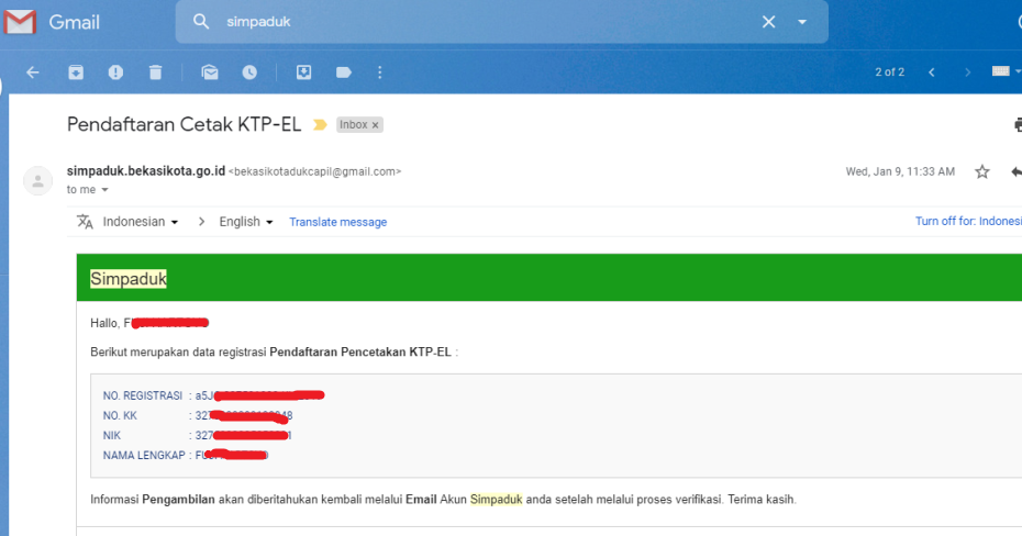 Cara buat ktp online Bekasi dengan Simpaduk - Review Site