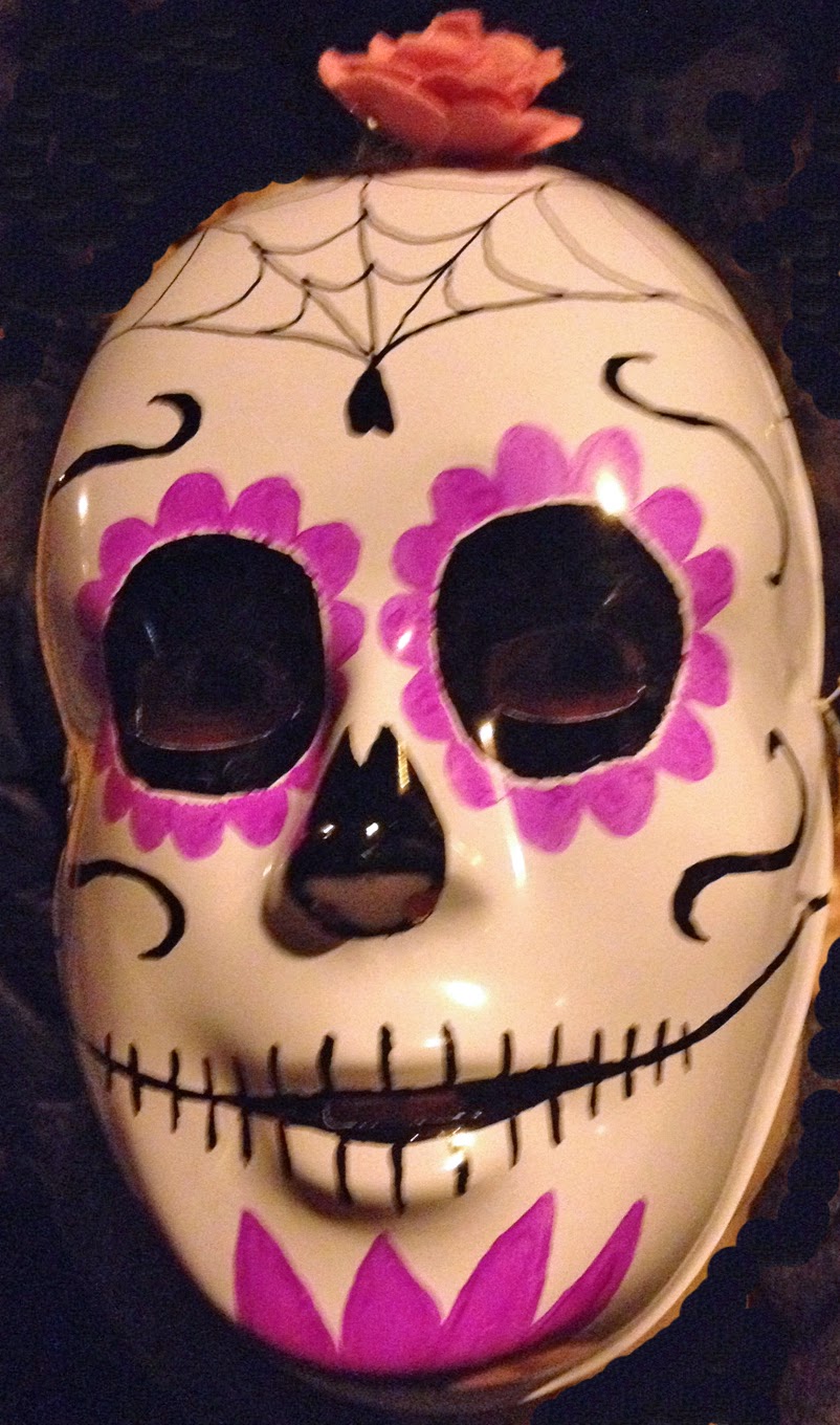 Creative Guide Through the 12 Steps: Dia de los Muertos mask project