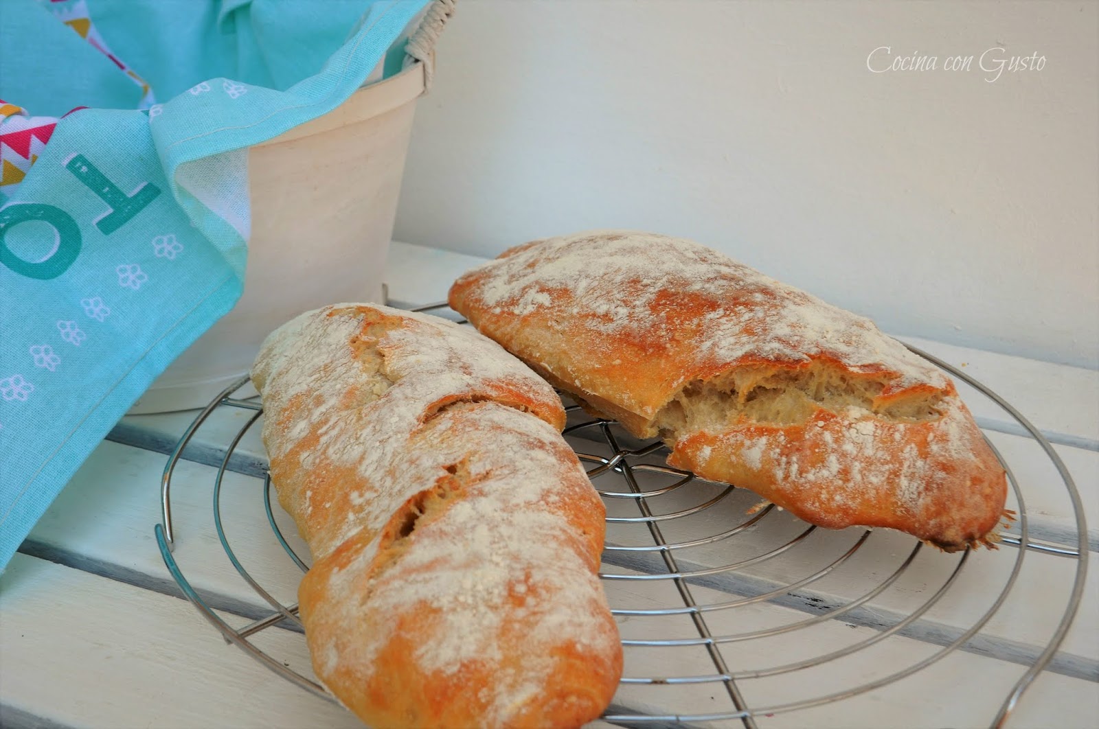 Cocina con gusto: Pan chapata