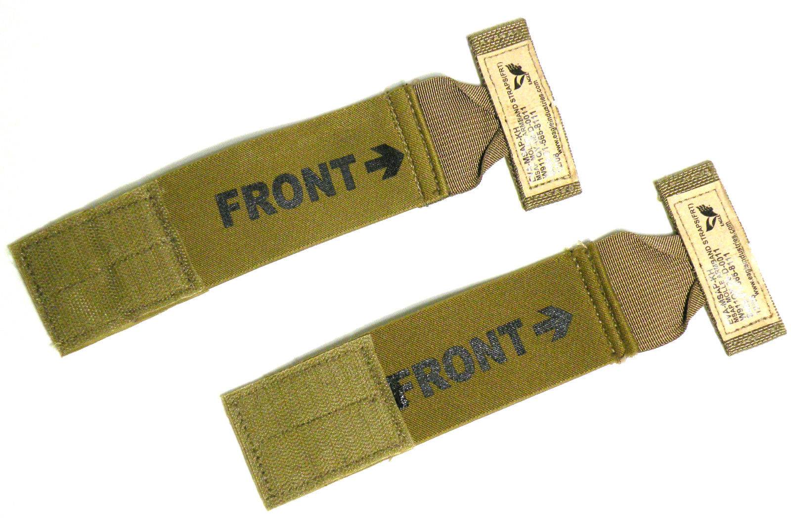 Webbingbabel: Eagle Ind. MSAP Elastic Molle Armband Straps (Front)