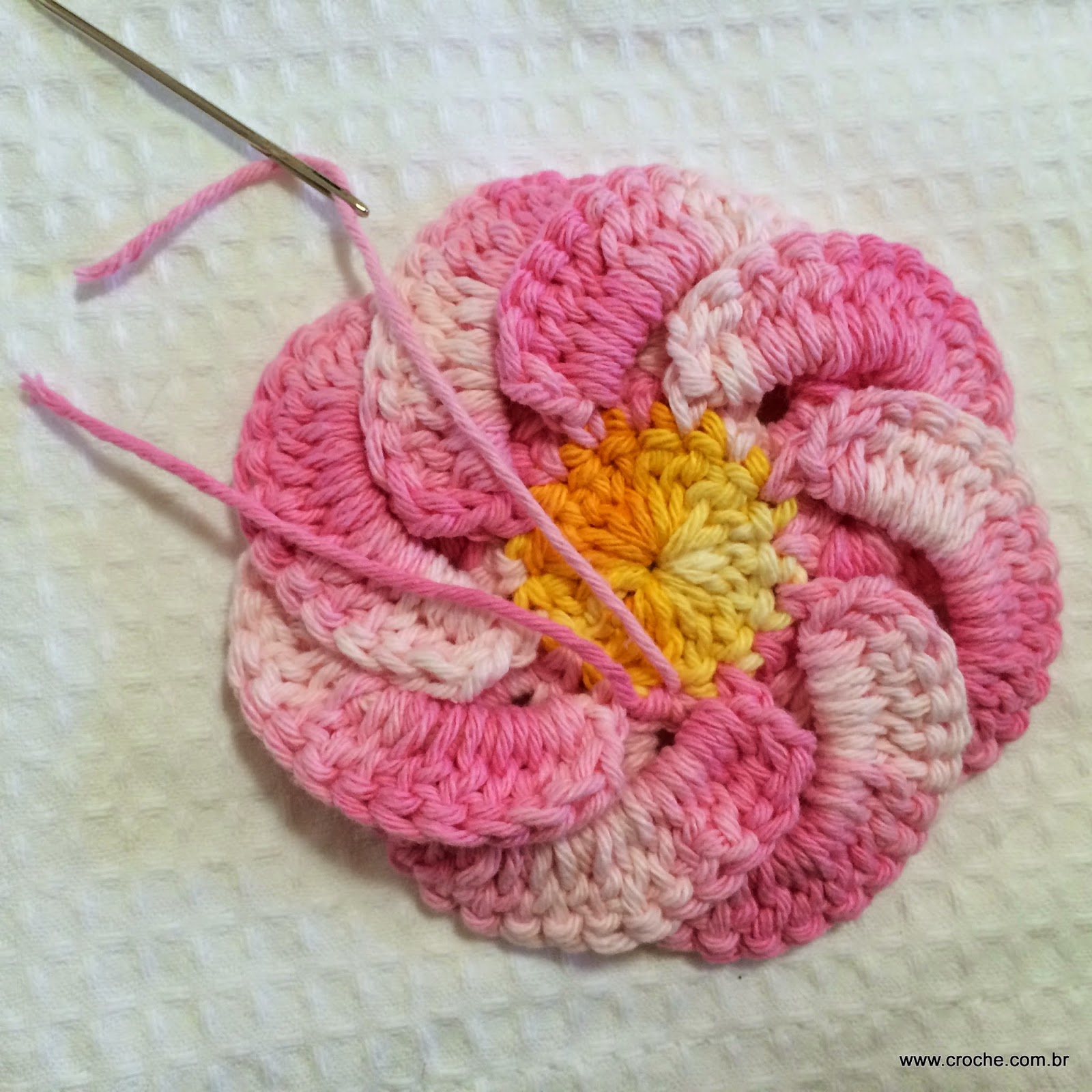 Flor De Croche Passo A Passo Facil