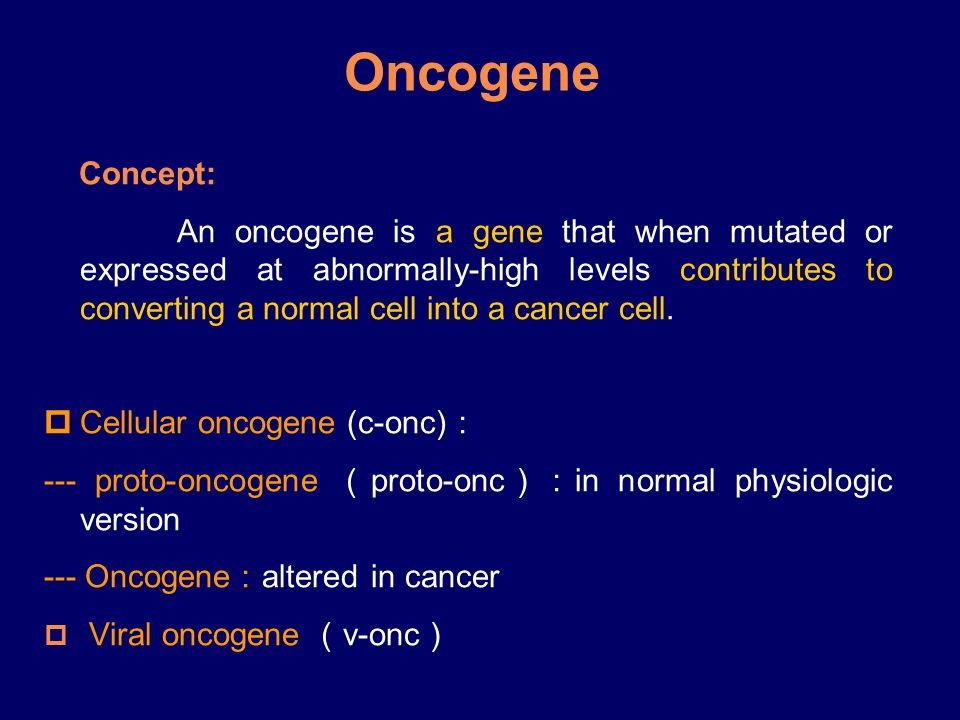 EXAMS AND ME : Oncogene