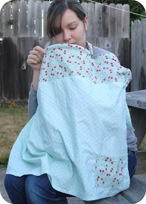 Clover and Violet: Not Your Average Nursing Cover (tutorial)
