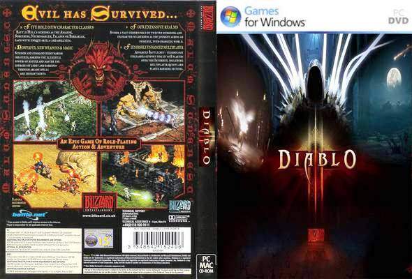 PC Games CD Cover: Diablo III