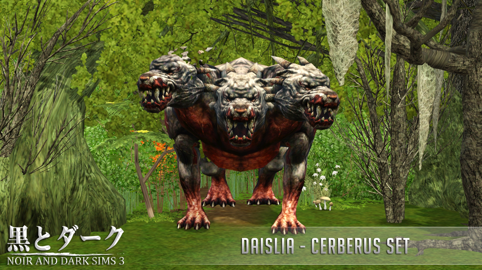 TS3 - Daislia - Cerberus Set ~ Noir and Dark Sims