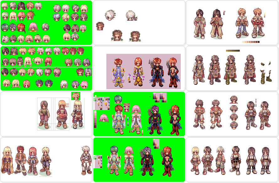 like hell.: ragnarok online job sprites