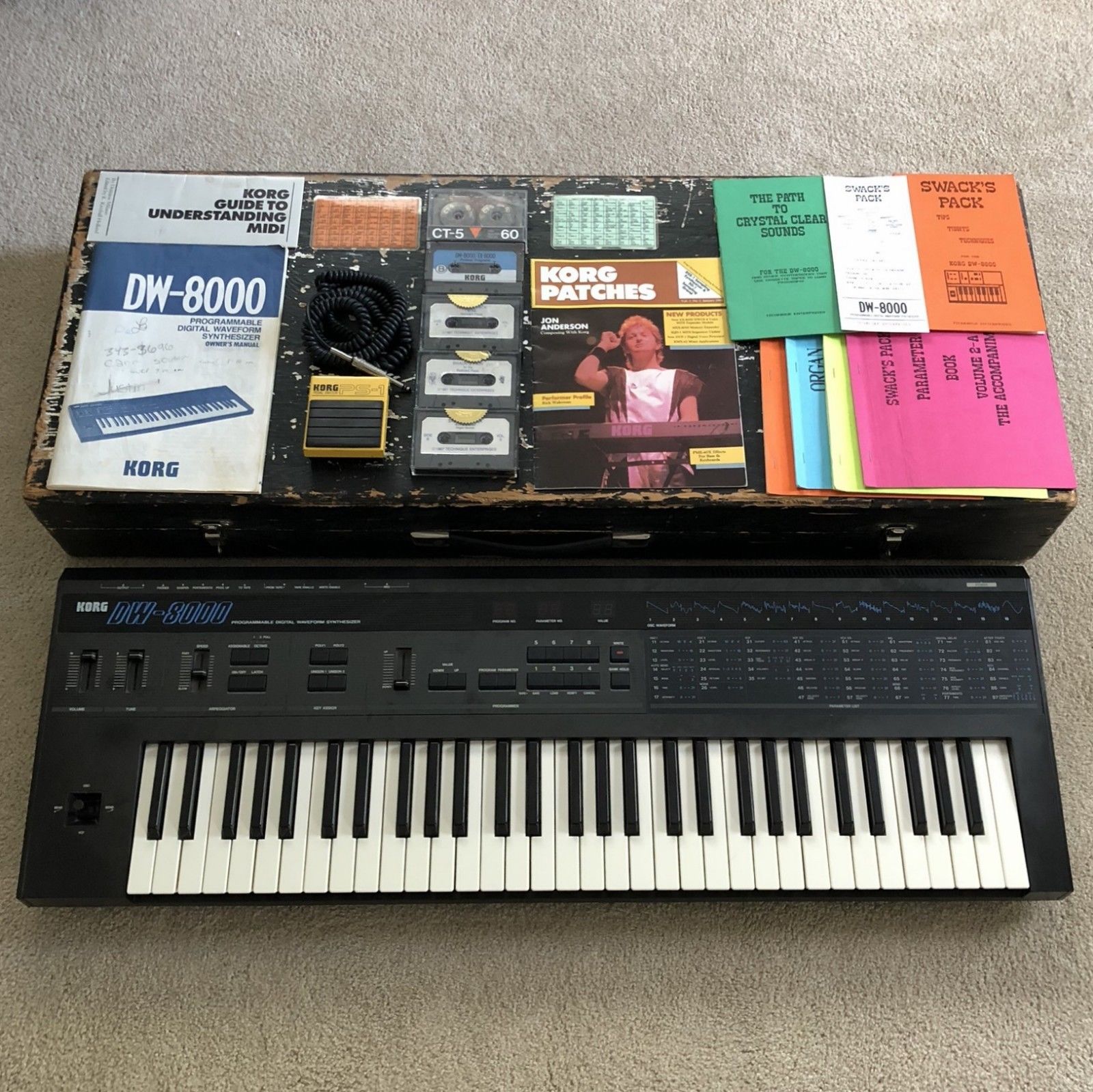 MATRIXSYNTH: Korg DW-8000 Digitally Controlled Analog Synthesizer ...