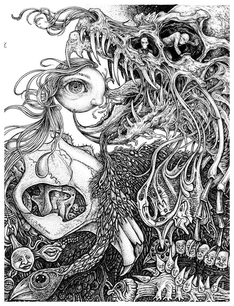 Joe MacGown's Art Blog: Surreal- Pen drawings