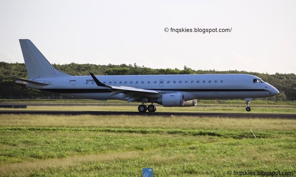 Central Queensland Plane Spotting: Premiair (Indonesia) Embraer Lineage ...