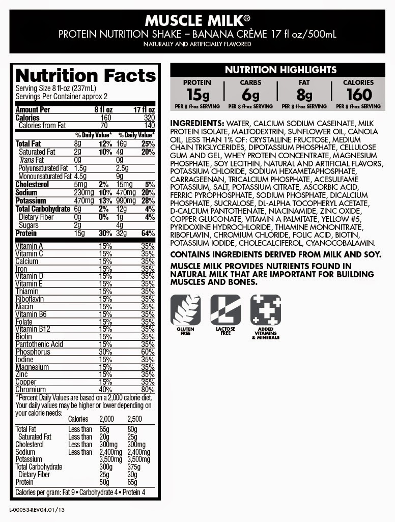 TJ / FITNESS: Genuine Muscle Milk