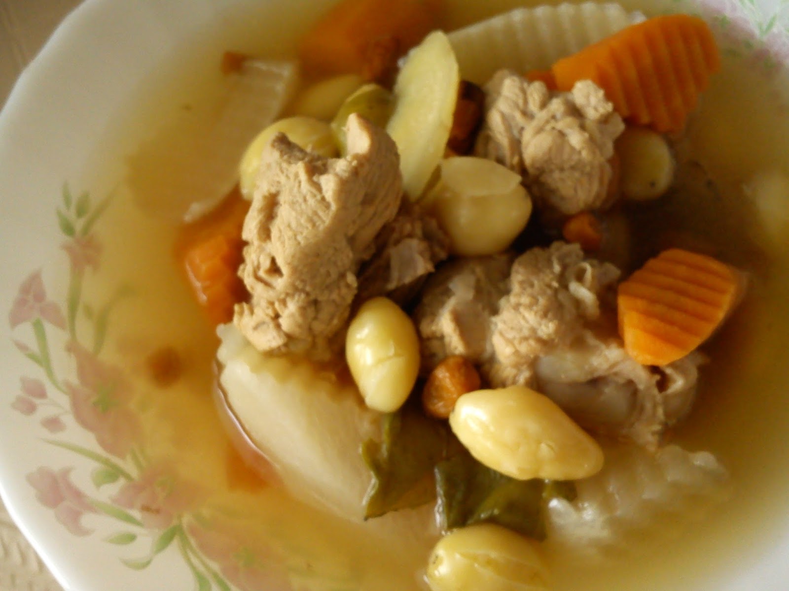 Cooking Pleasure: EZCR#51 - THERMAL COOKER - GINGKO, CARROTS AND PORK ...
