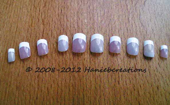 HanieBCreations: How to: Natural Looking Artificial Nails in 9 Easy Steps