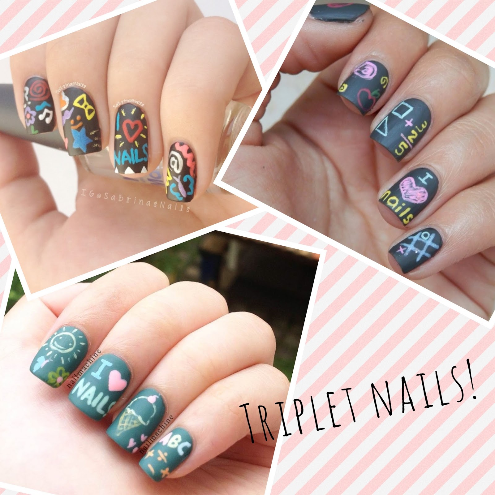 Sabrinas Nails: Chalkboard Nails