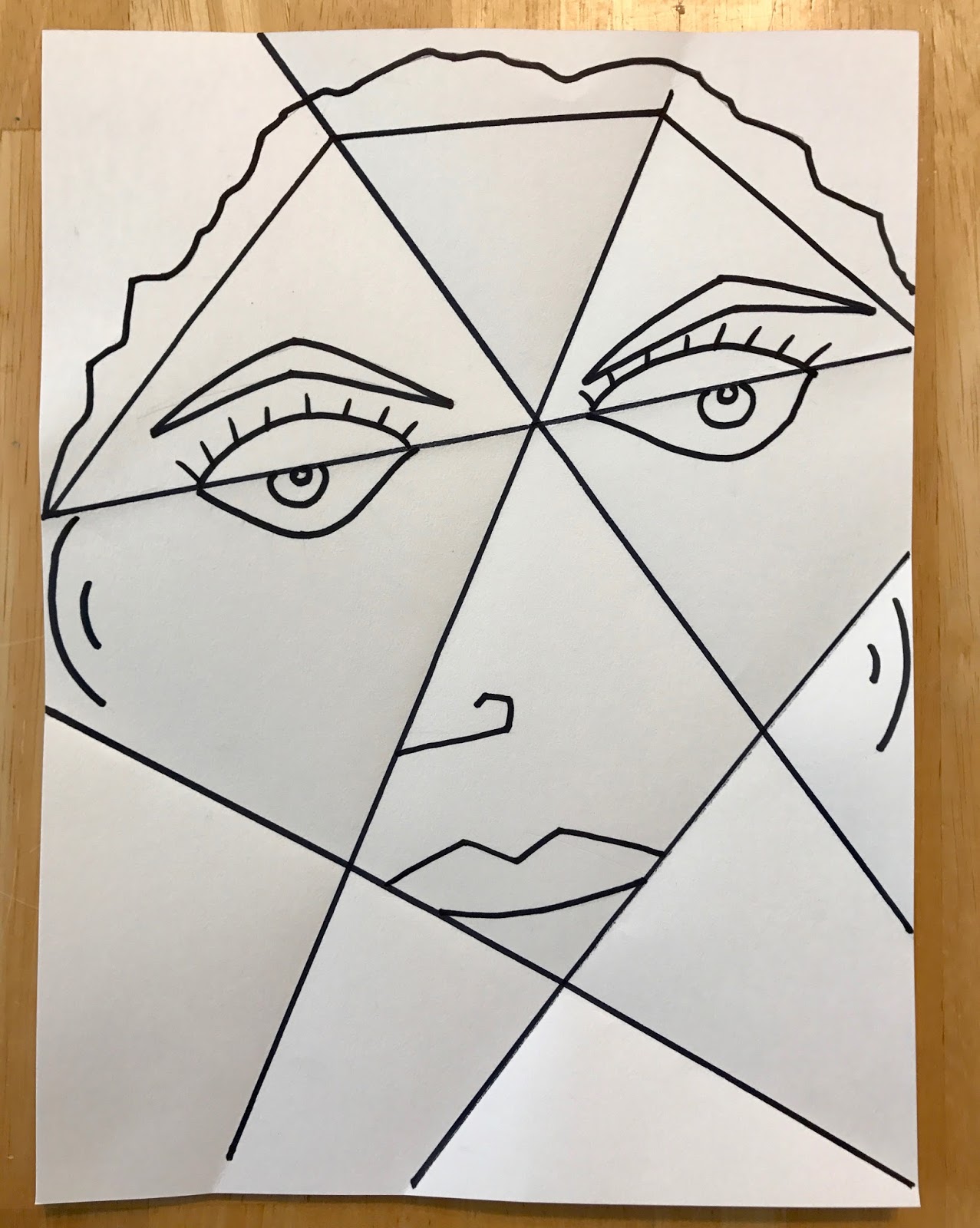 Kathy's Art Project Ideas: Picasso Portrait Inspired Art Lesson Using ...